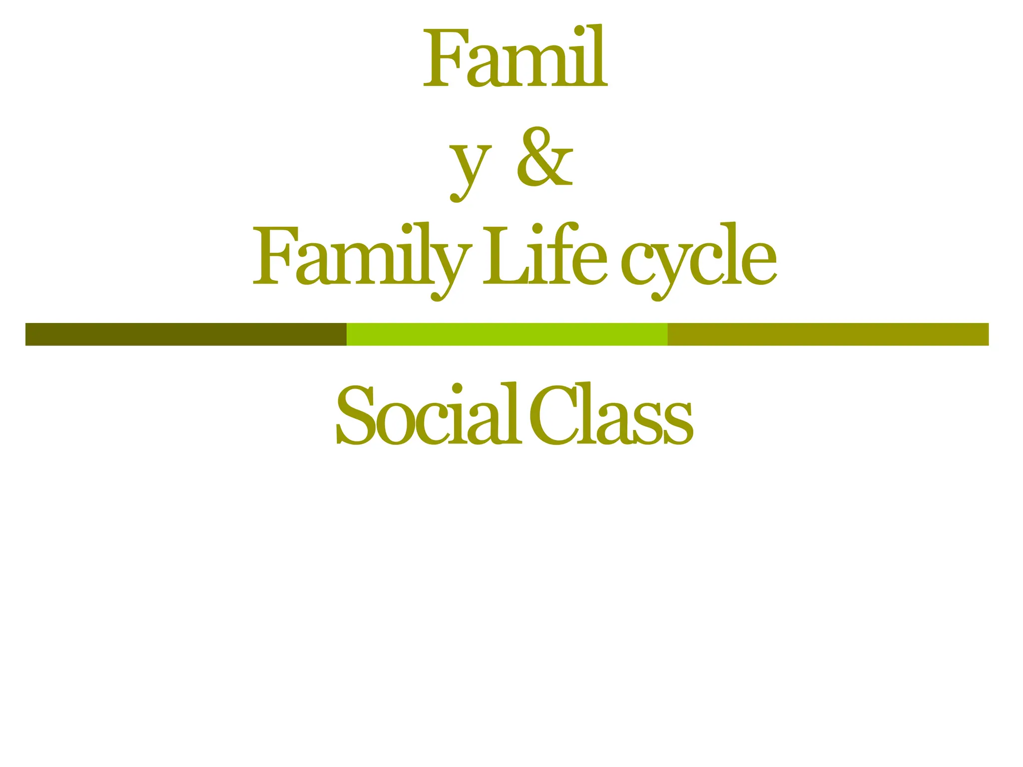 family social class life cycle-.pptx