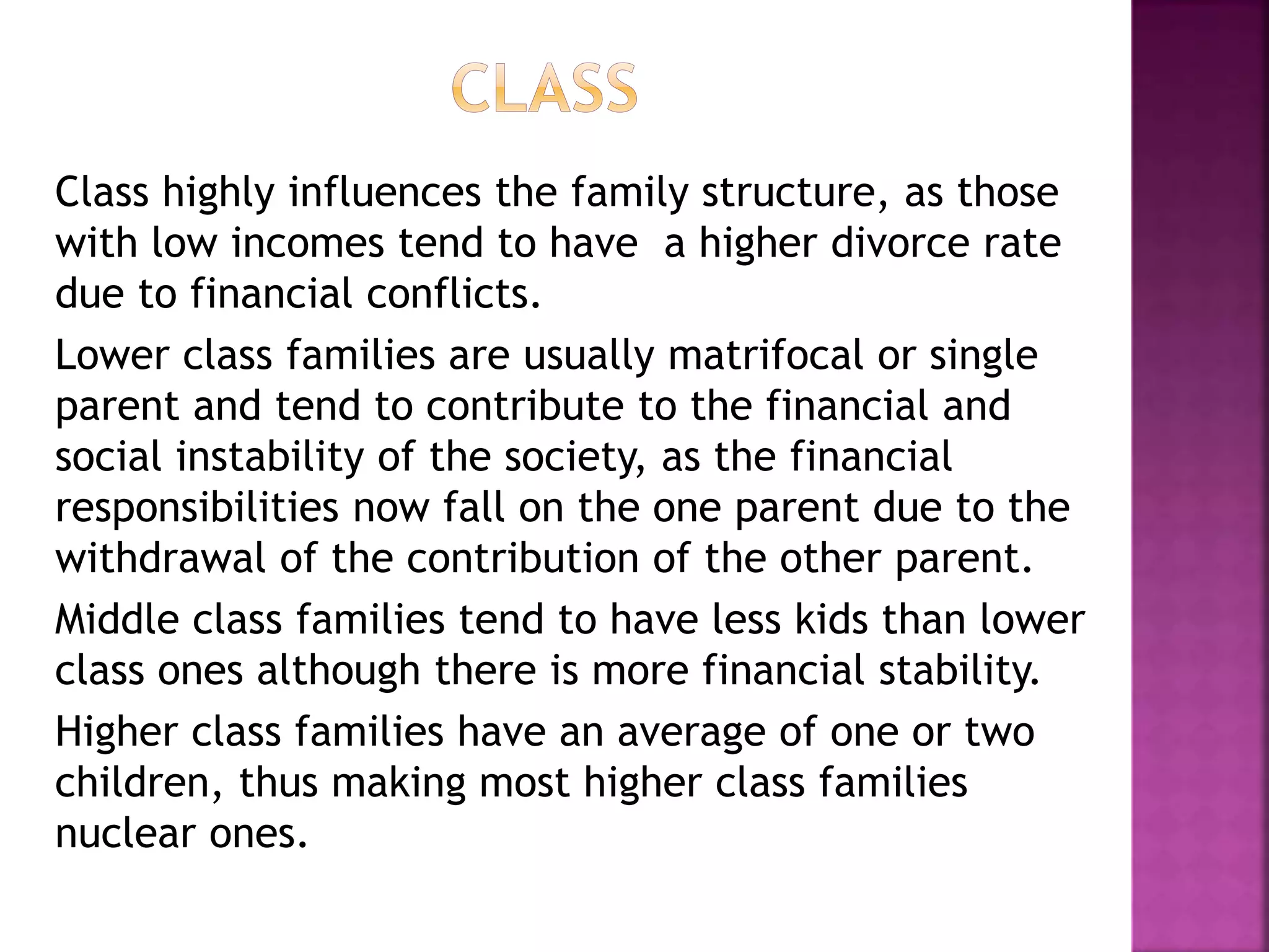 Family structures & Classification (for a Sociology Presentation) | PPTX