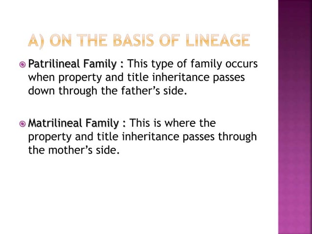 Family structures & Classification (for a Sociology Presentation) | PPTX