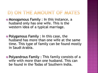 Family structures & Classification (for a Sociology Presentation) | PPTX