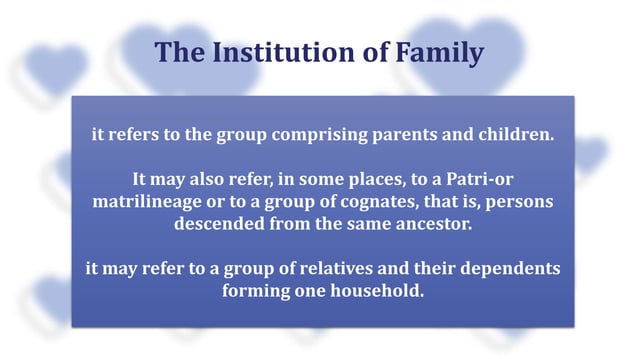 Family and the Child: Family Systems, Advantages & Disadvantages | PPTX