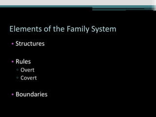 Family systems theory | PPTX