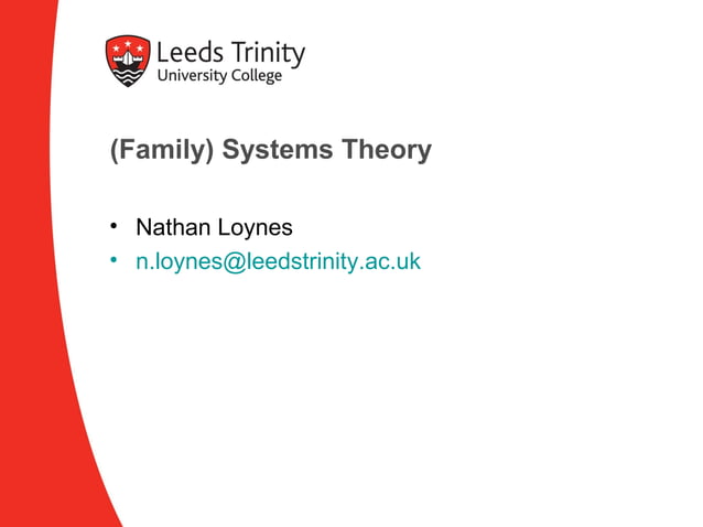 Family systems theory | PPT | Family and Relationships