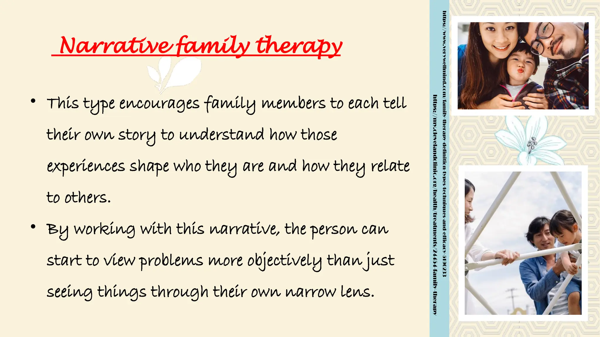 Unit 3. Family Therapy: Definition, principles, methods of counselling ...