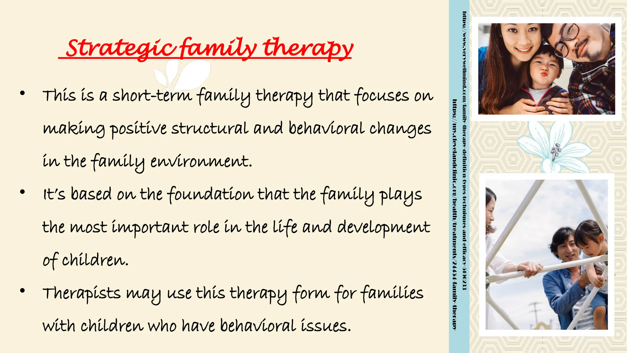 Unit 3. Family Therapy: Definition, principles, methods of counselling ...