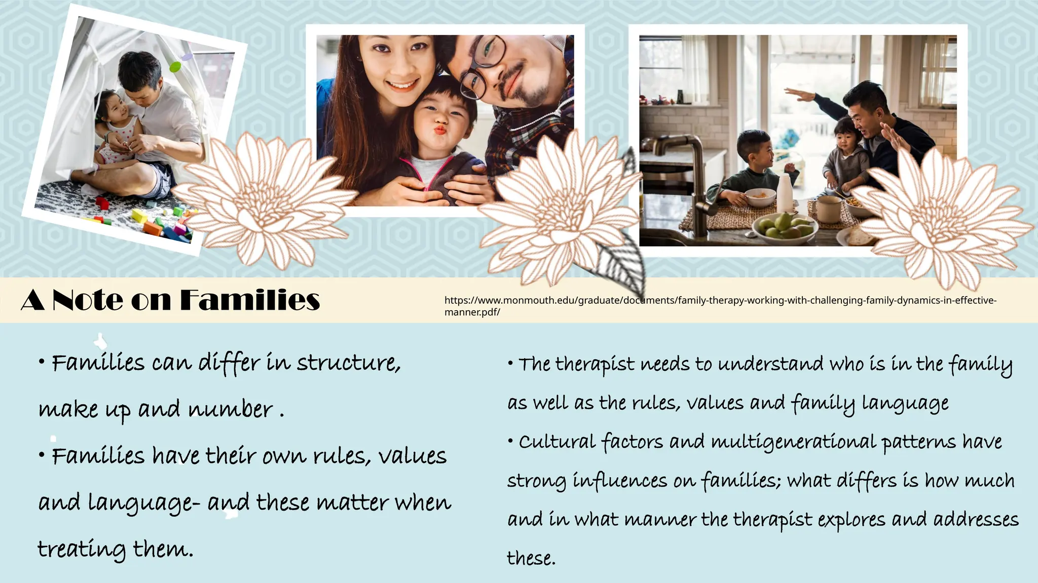 Unit 3. Family Therapy: Definition, principles, methods of counselling ...