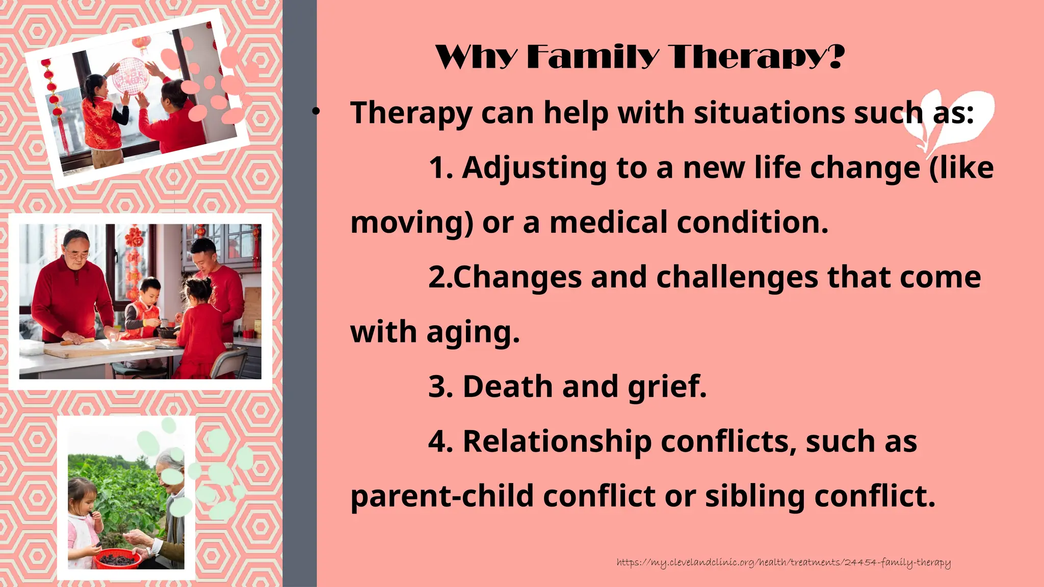 Unit 3. Family Therapy: Definition, principles, methods of counselling ...