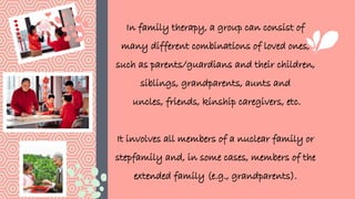 Unit 3. Family Therapy: Definition, principles, methods of counselling | PPTX | Physical Therapy ...