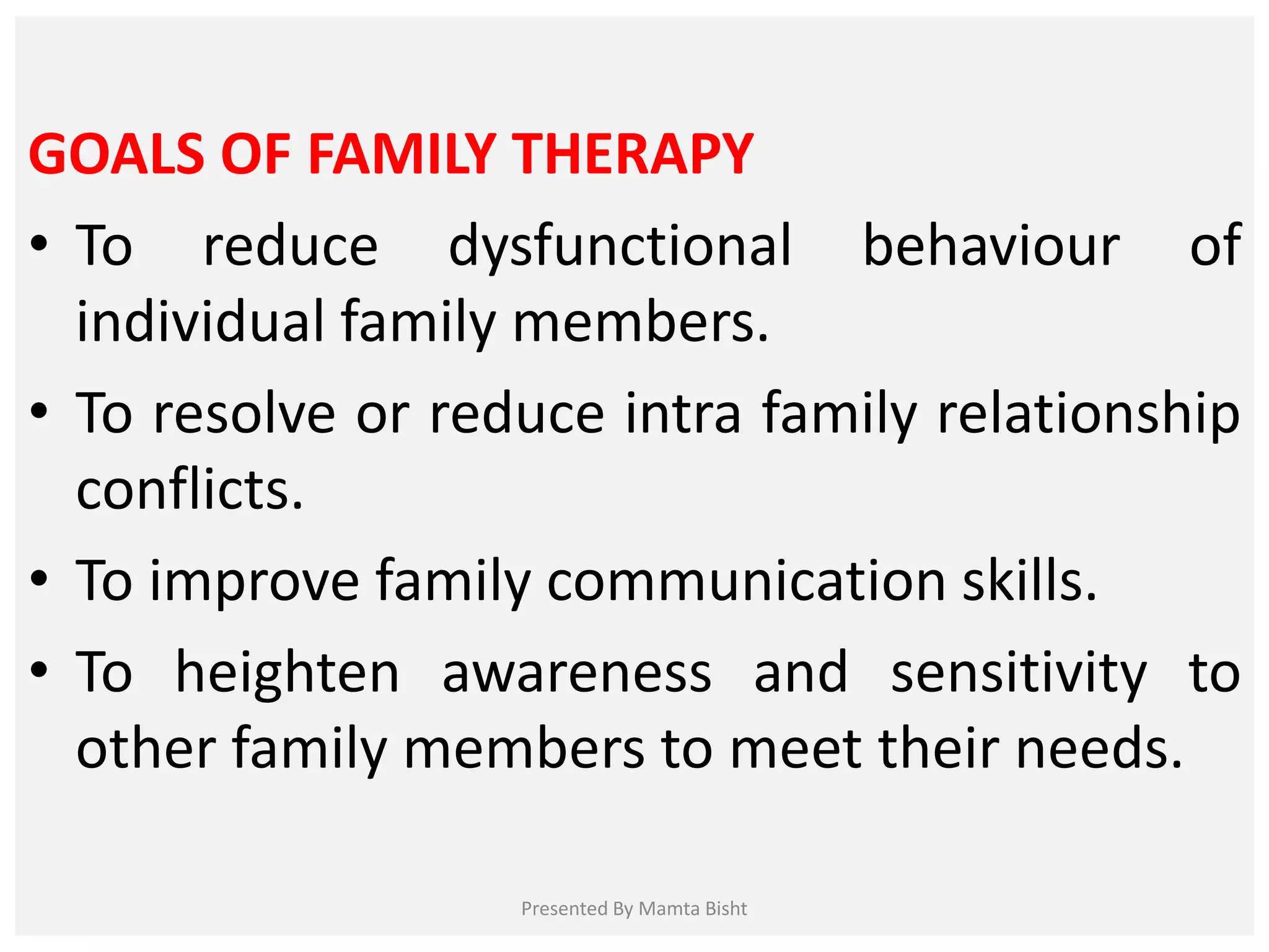 Family therapy and family counseling | PDF