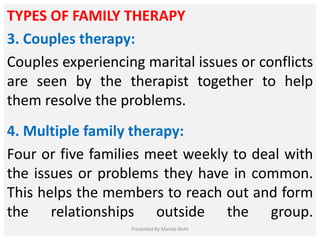 Family therapy and family counseling | PDF