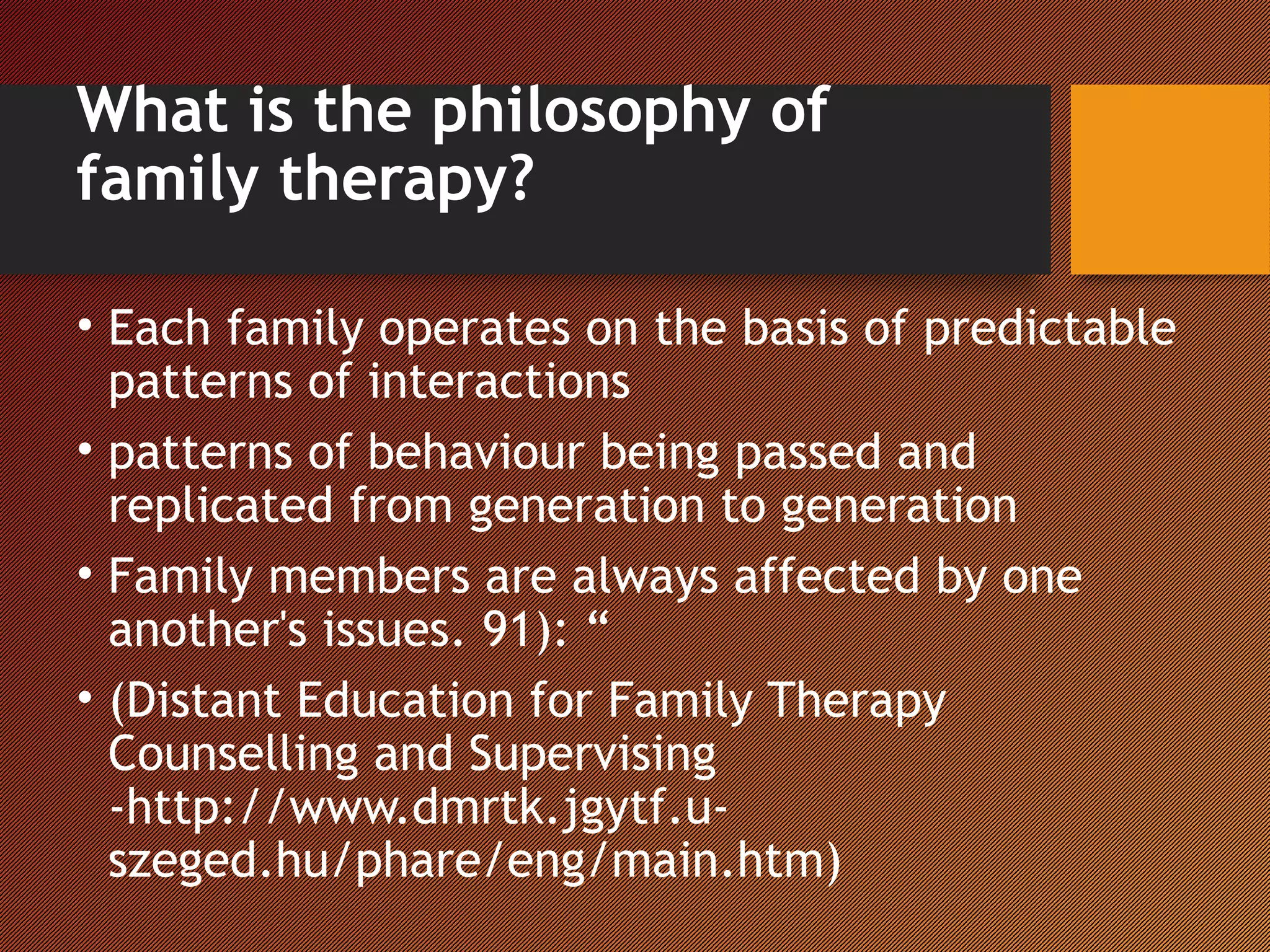 Family therapy concepts | PPT