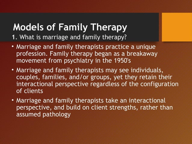 Family therapy concepts | PPT