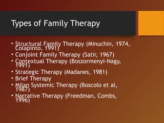 Family therapy concepts | PPT