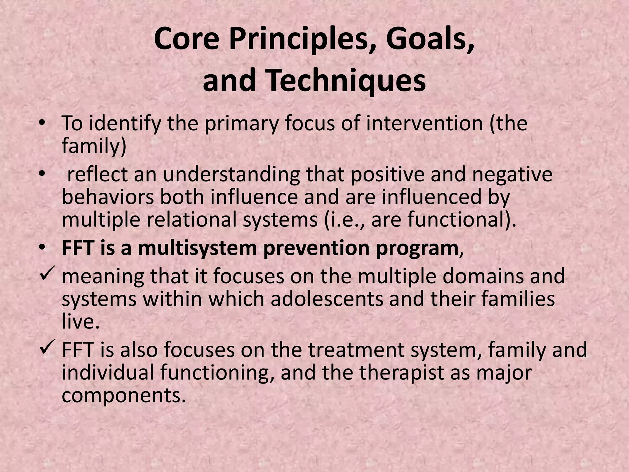 Family therapy ppt | PPTX