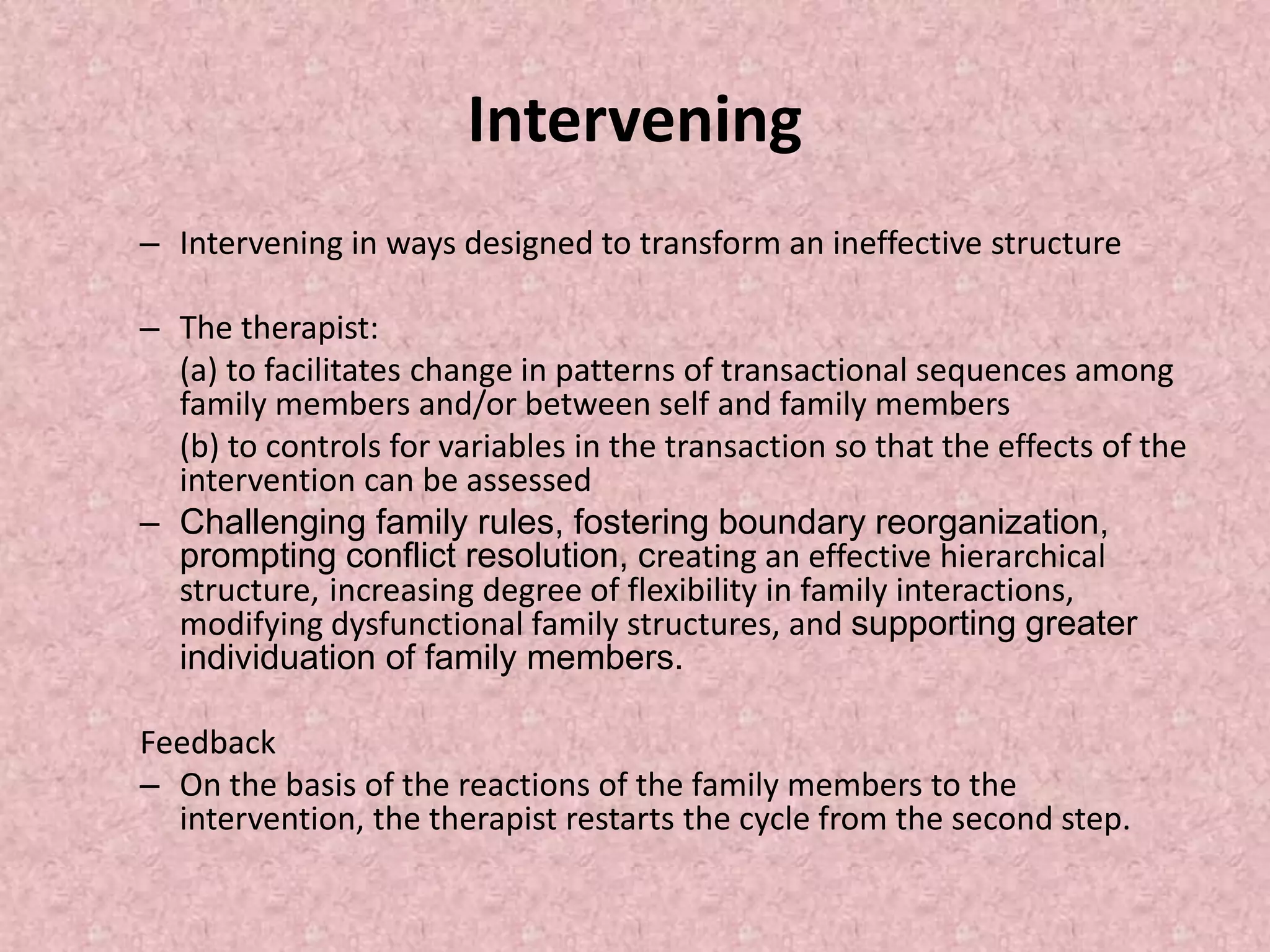 Family therapy ppt | PPTX