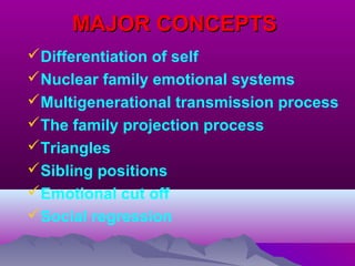 Family therapy theories used in family health care | PPT