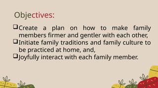 Personal Development family traditions M-5.pptx