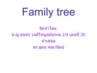 Family tree | PPT