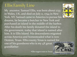 Family tree | PPTX | Genealogy and Ancestry | Hobbies & Interests
