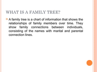 Family tree | PPT