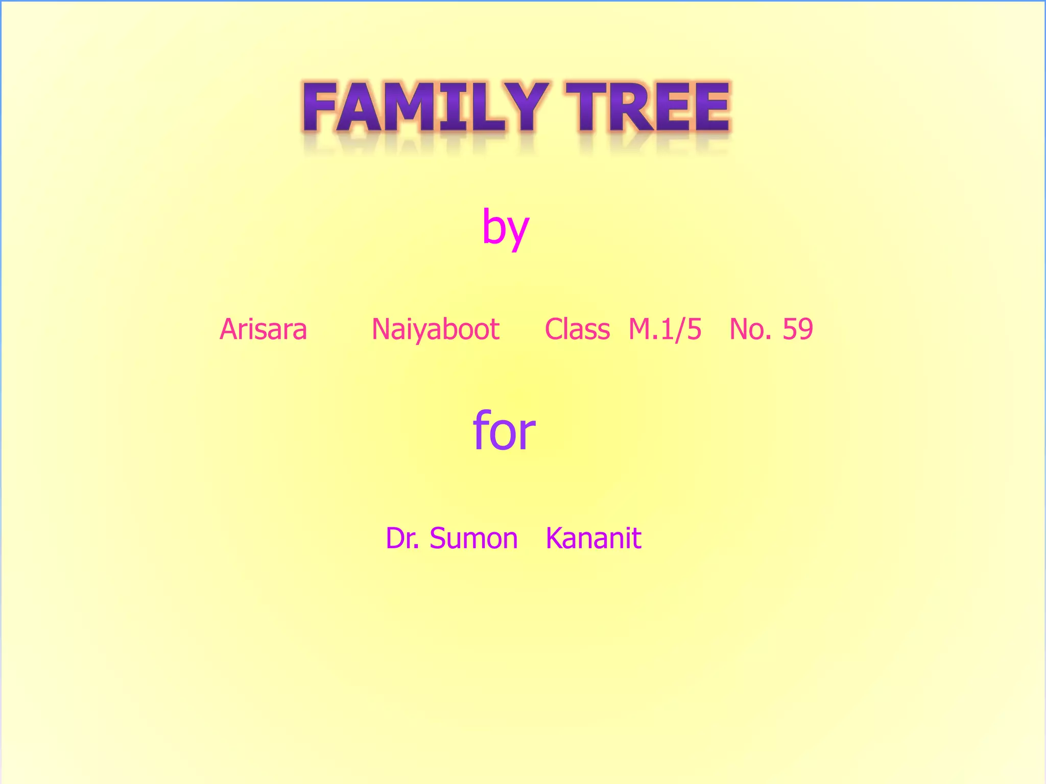 Familytree (apple) | PPTX