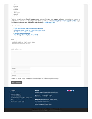 How To Use Family Book Creator? | PDF