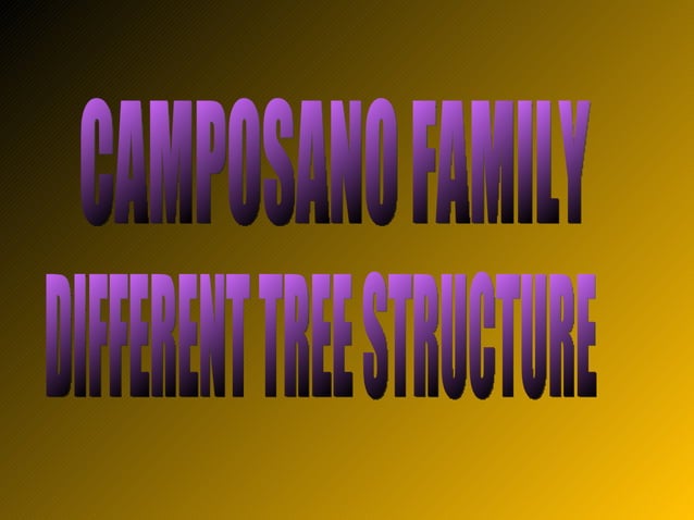 Family Tree Structure | PPT