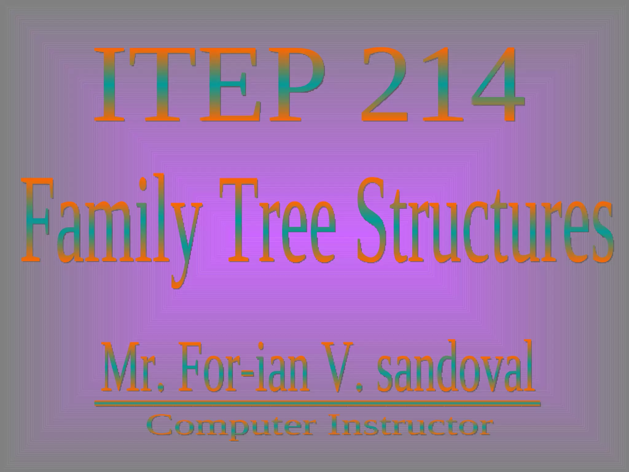 Family-Tree-Structure | PPT