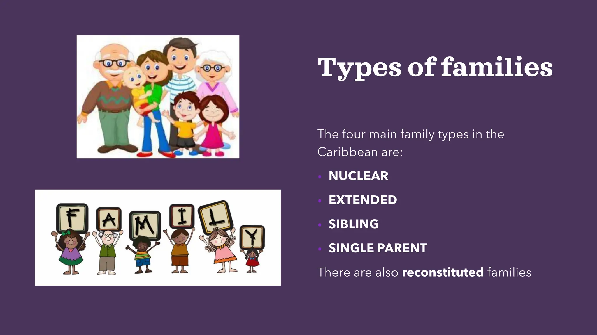 PowerPoint showing different family type | PDF