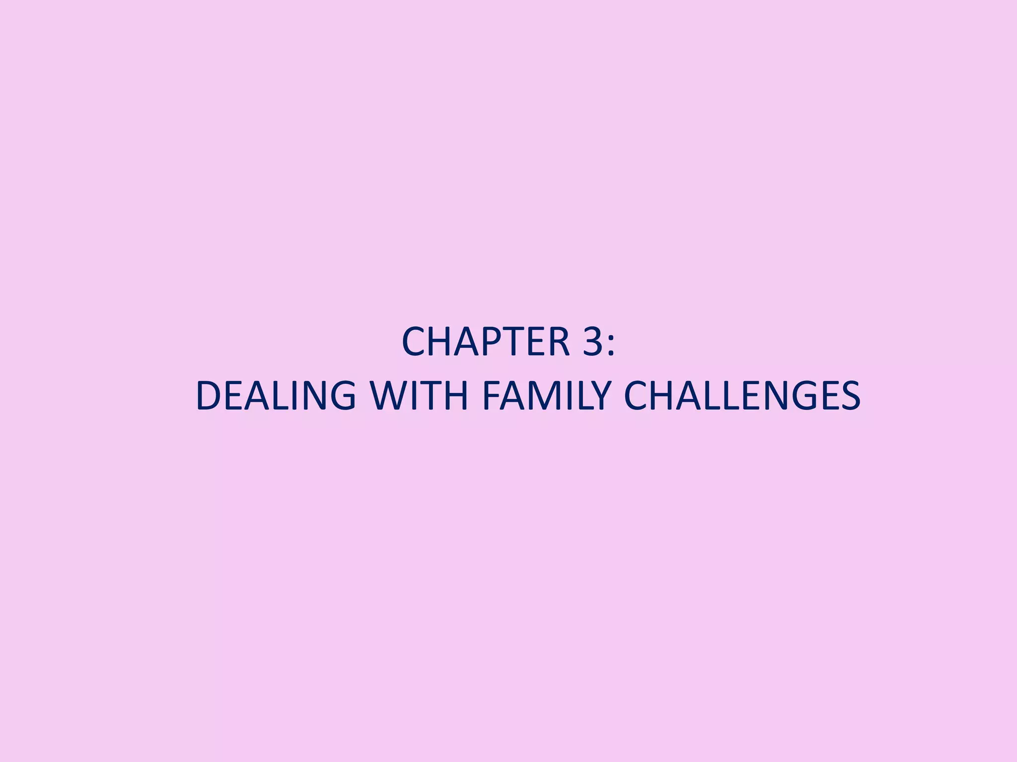 Family values | PPTX