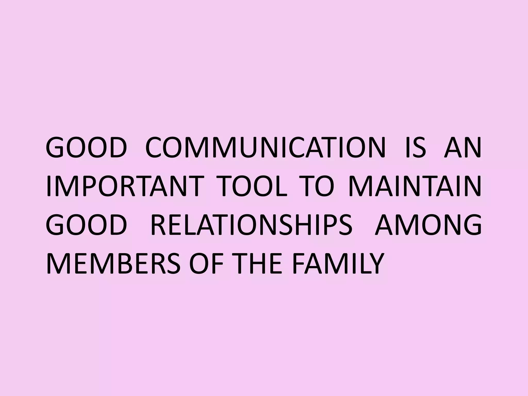 Family values | PPTX