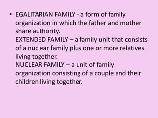 Egalitarian Family