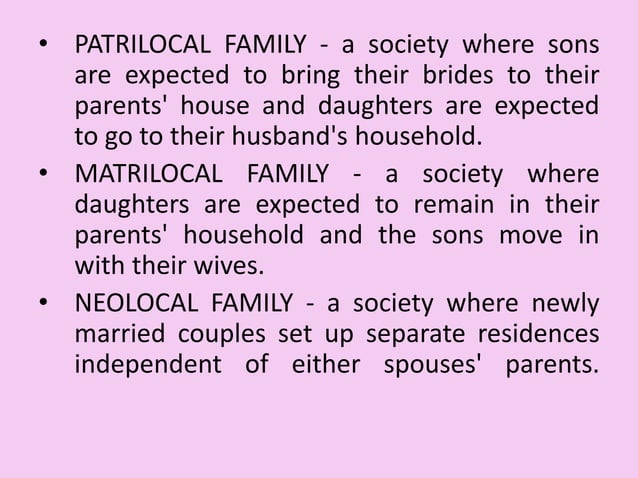 Family values | PPT