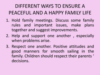 Family values | PPTX