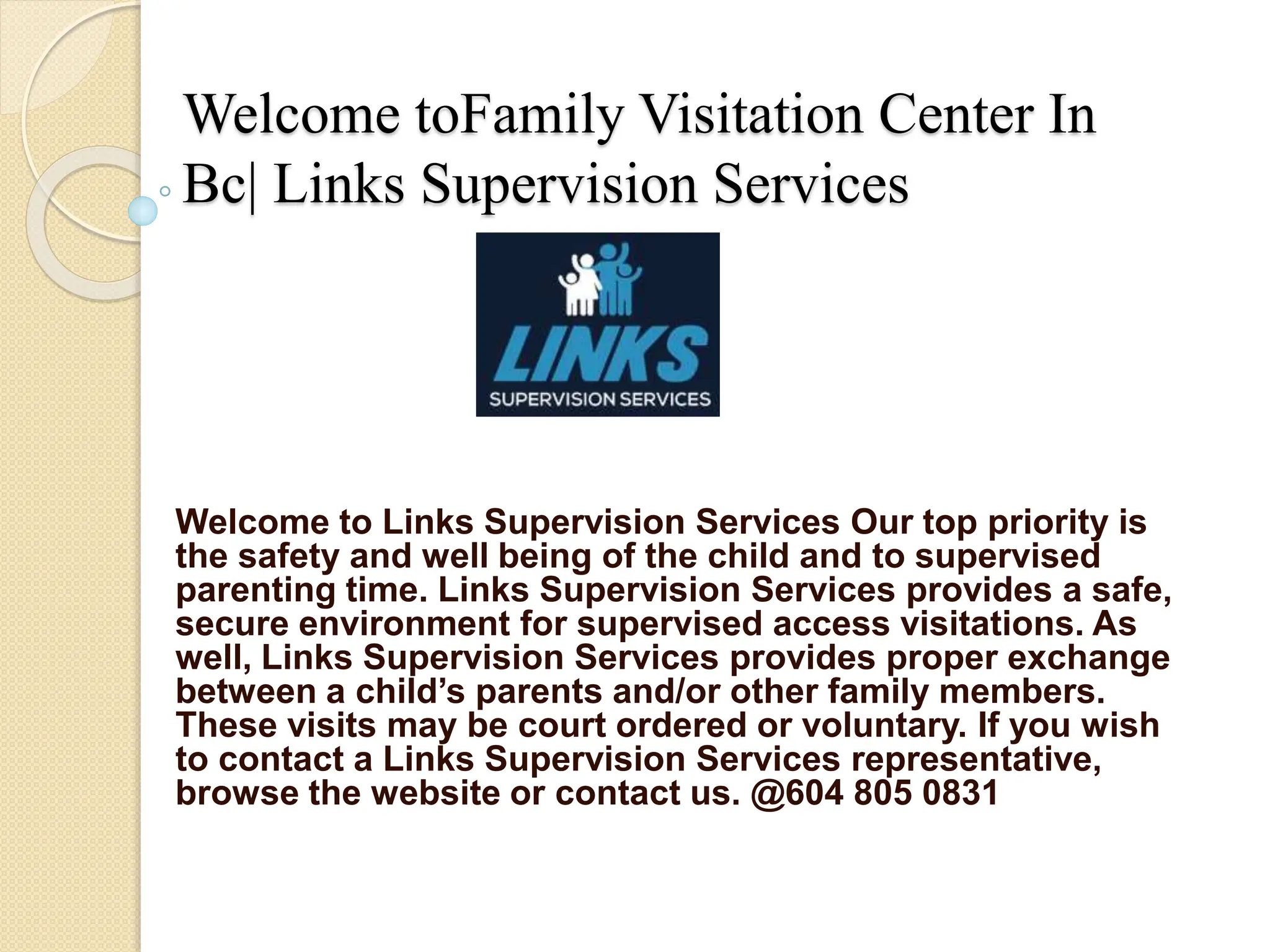 Family Visitation Center In BC ppt.pptx