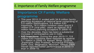 Family welfare | PPTX
