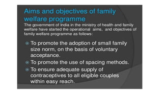 Family welfare | PPTX