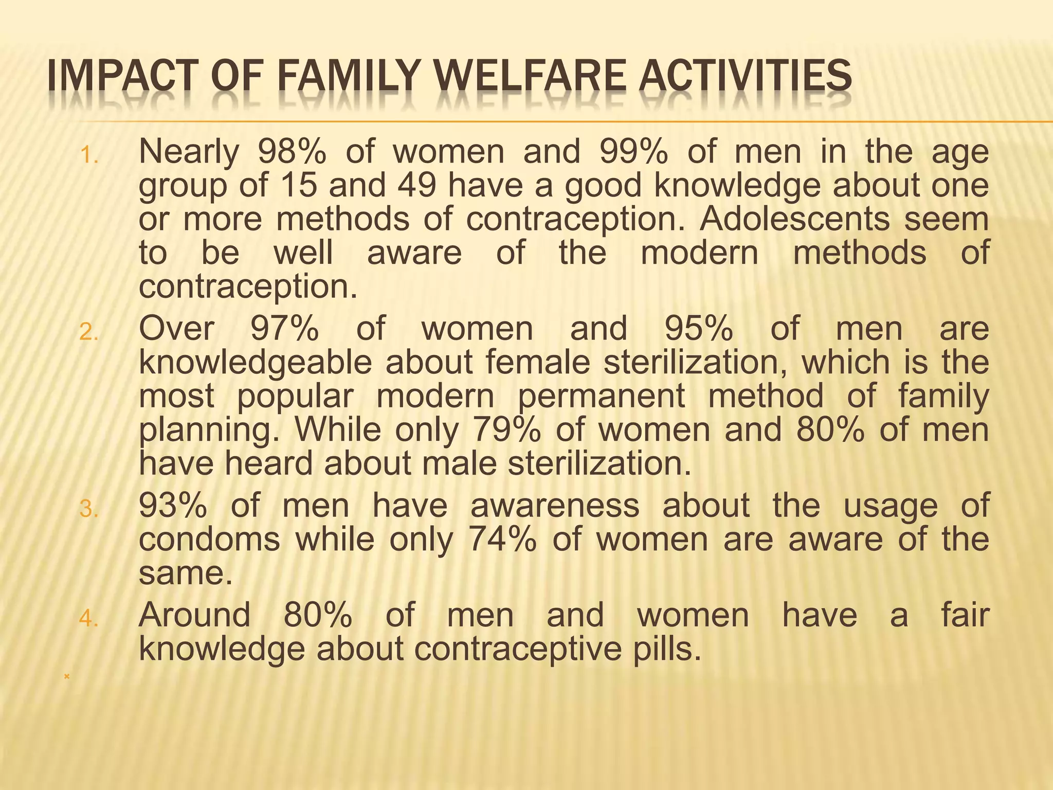 Family welfare programme | PPTX