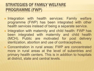 Family welfare programme | PPTX