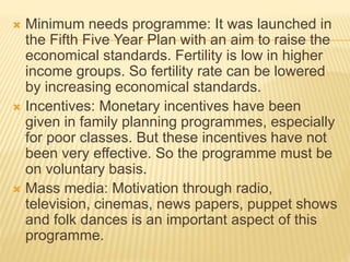 Family welfare programme | PPTX