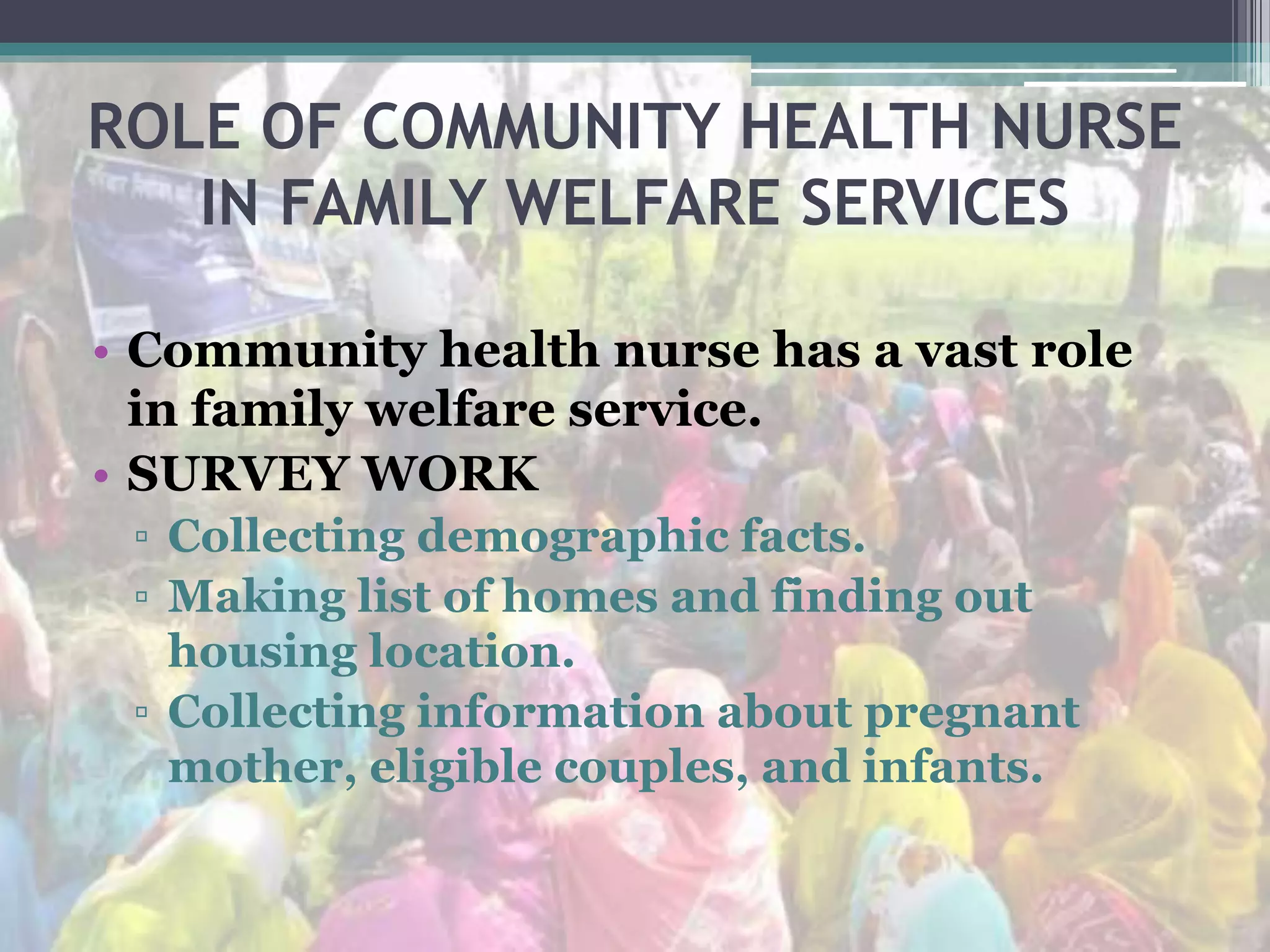 Family welfare programme | PPTX