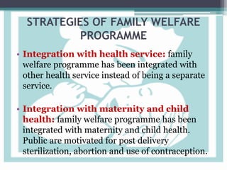 Family welfare programme | PPTX