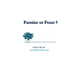 Famine or Feast | PDF