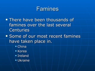 Famines Due To Political Policies | PPT