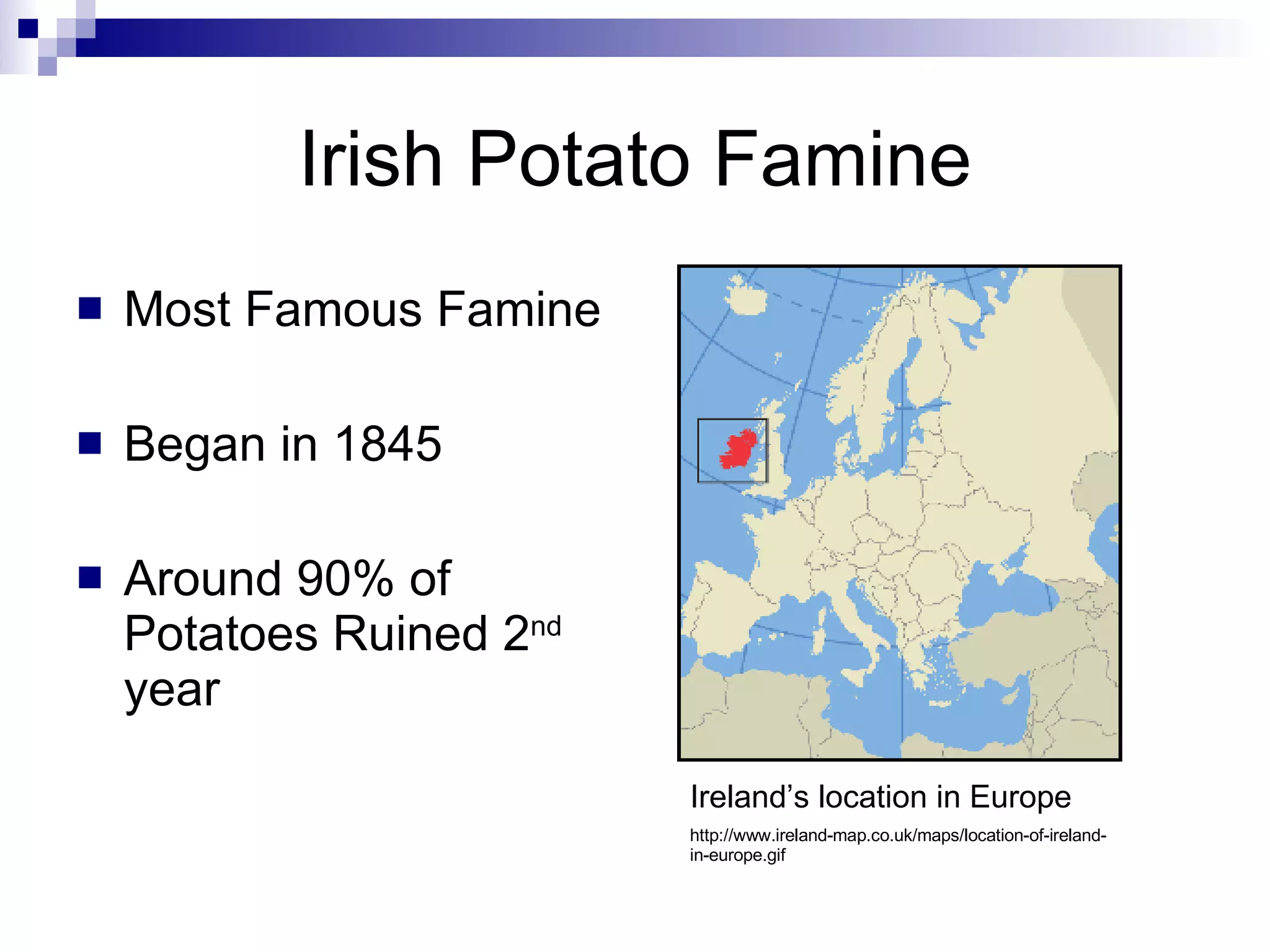 Famines in History | PPT | Food & Drink