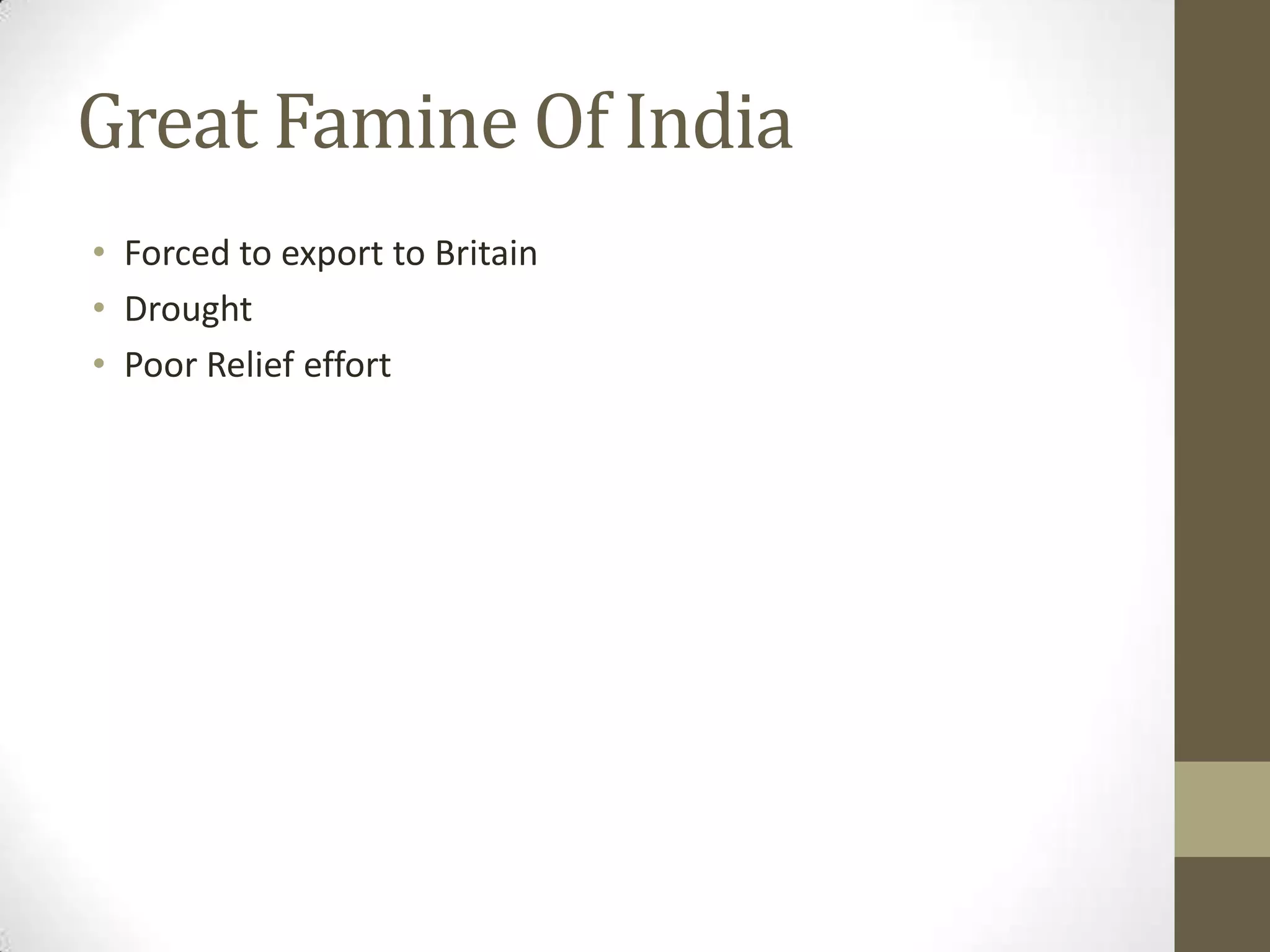 Famines in history powerpoint | PPTX