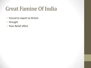 Famines in history powerpoint | PPTX