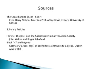 Famines In History Powerpoint[1] | PPT