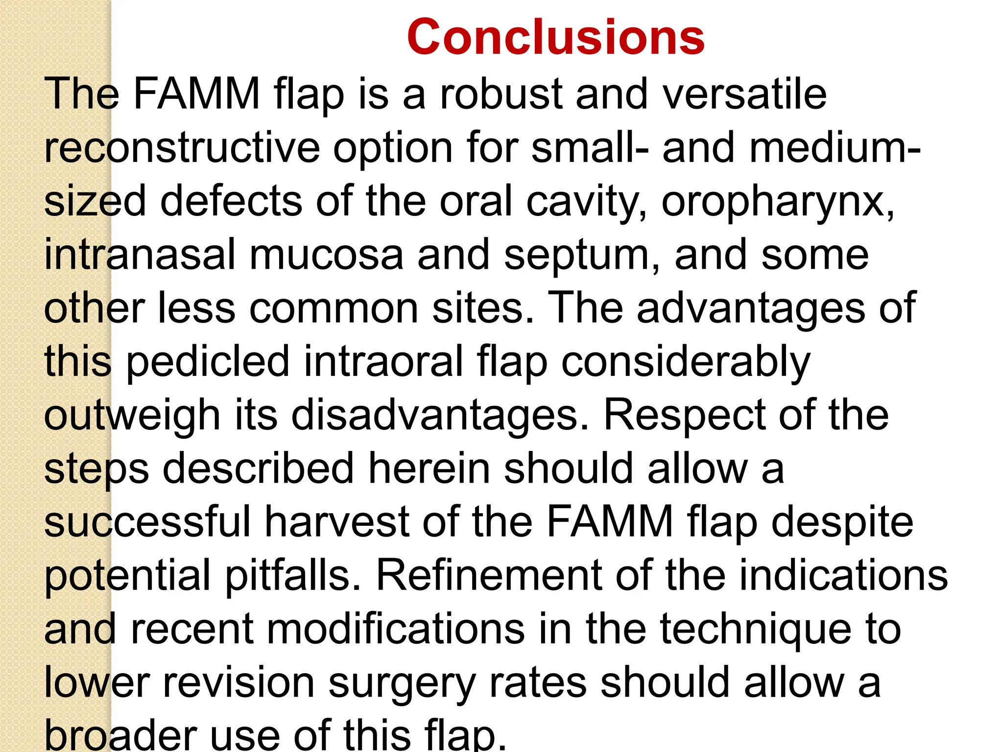 Facial -Artery -musclo -mucosal -Flap presntion | PPTX