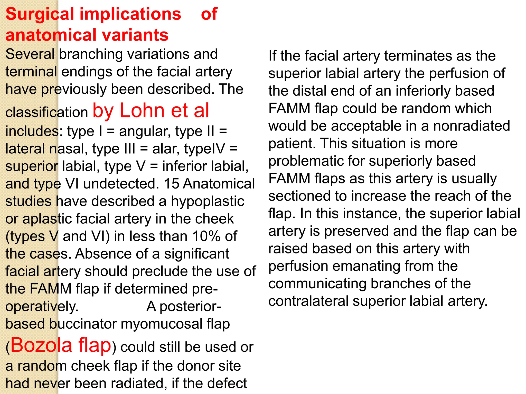 Facial -Artery -musclo -mucosal -Flap presntion | PPTX
